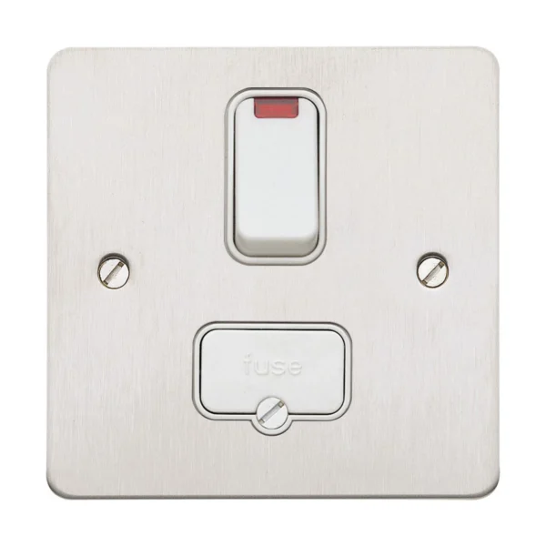 MK Electric Connection Unit Double Pole Switched Fused Spur Neon 13A ...