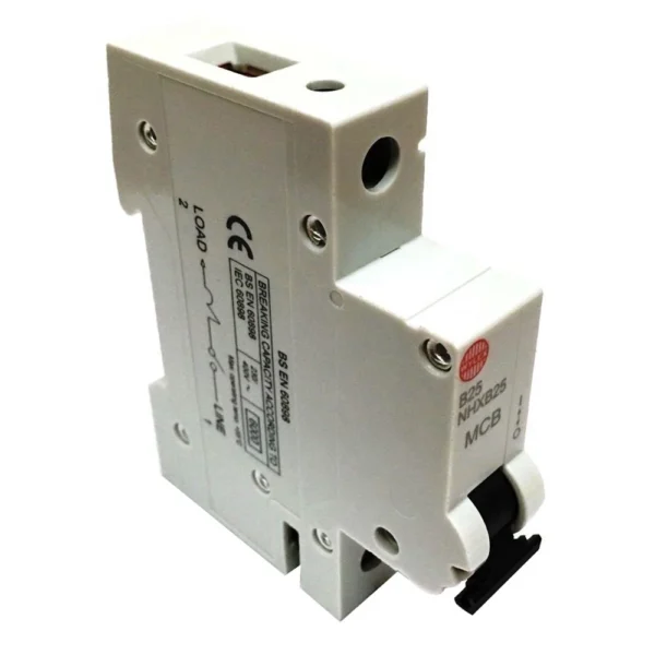Wylex 25A SP Type B 6kA MCB – Go Magpie – Trusted Brands for Electrical ...