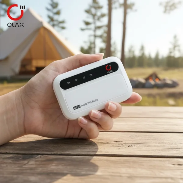 OLAX MF985 Long Range 3000mAh B28 Bands Hotspot Mobile Wifi6 Esim Vsim ...