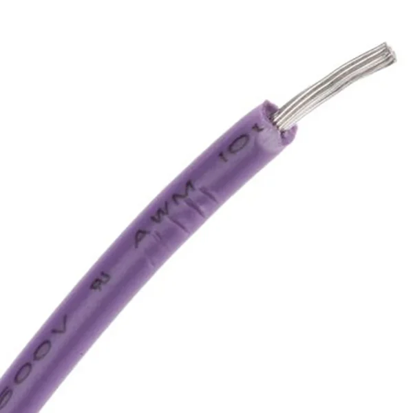 Commodity Cables BS6231 10.0mm² Violet Tri-Rated Cable 1-Core Panel ...