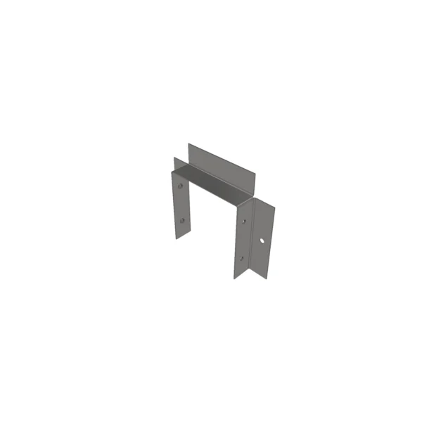 Unistrut Cable Trunking Flange Connector 50mm x 50mm Pre Galvanised ...